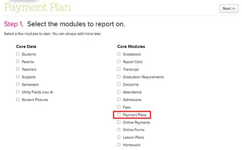 Notifications And Reporting For Payment Plans Quickschools Support