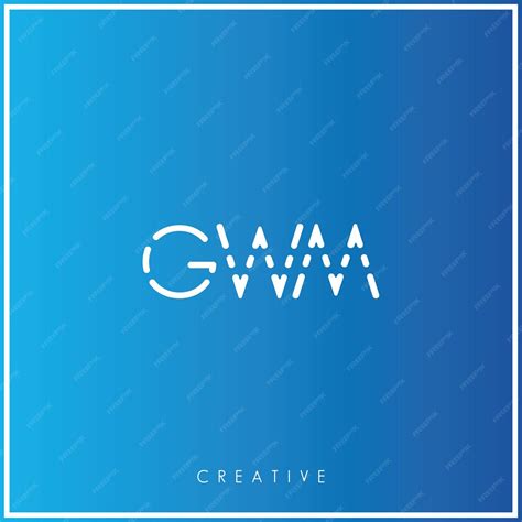 Premium Vector Gwm Premium Vector Latter Logo Design Creative Logo Vector Illustration