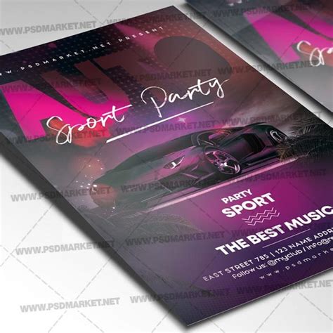 Download Auto Show Flyer Psd Template Psdmarket