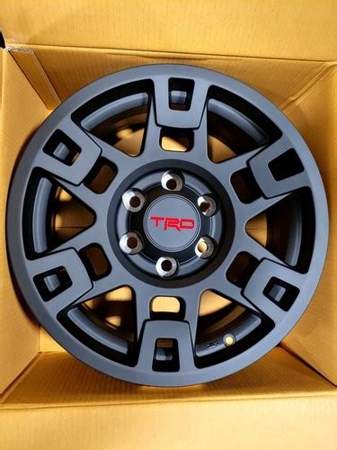Toyota Trd Pro Wheels 17 Matte Black Set Of 4 Tacoma 4runner