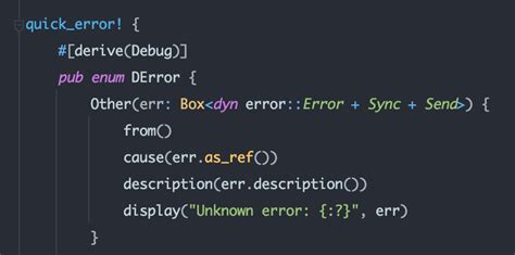 Cant Highlight And Parse The Quickerror Macro · Issue 6981 · Intellij Rustintellij Rust