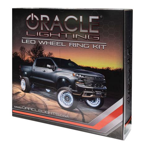 Oracle Lighting 4228 001 Ol Led Illuminated Wheel Rings Double Led White Fitment Industries