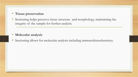 Introduction To Tissue Sectioning In Histopathology Pptx