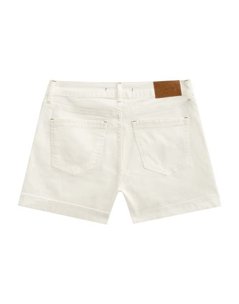 Shorts Sarja Com Elastano Branco Off White Loja Do Colaborador