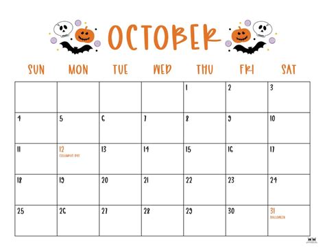 October 2026 Calendar Printable Pdf Free Printable Calendar 2026 Pdf