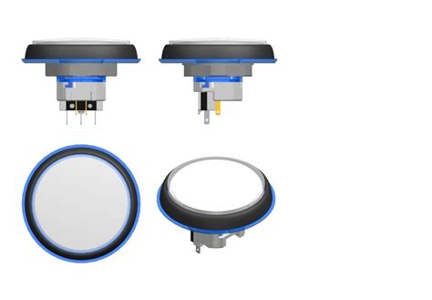 Buton Circular Switch Mic Eurocoin Romania