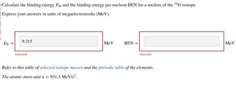 Solved Calculate The Binding Energy Eb ﻿and The Binding