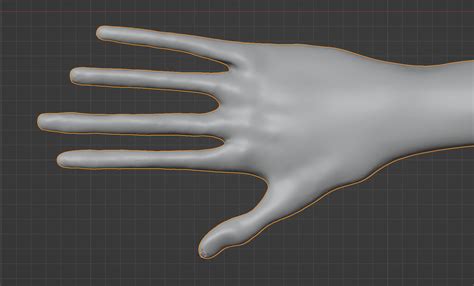 When Sculping A Character The Hands Just Became Nonsymetrical Symetry