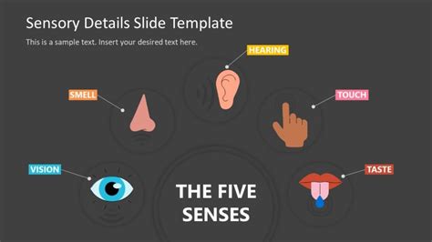 Sensory Details PPT Presentation Design SlideModel
