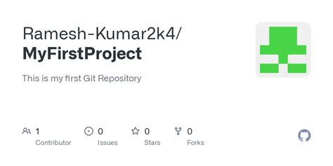Github Ramesh Kumar2k4myfirstproject This Is My First Git Repository