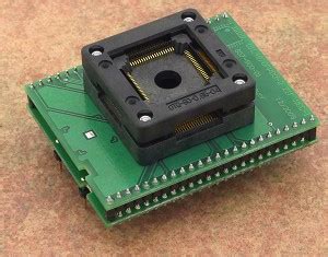 DIL48 QFP80 2 ZIF NEC 1 Programming Programmer Adapter Socket Converter Package QFP80 Elnec