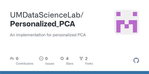 Github Umdatasciencelabpersonalizedpca An Implementation For Personalized Pca