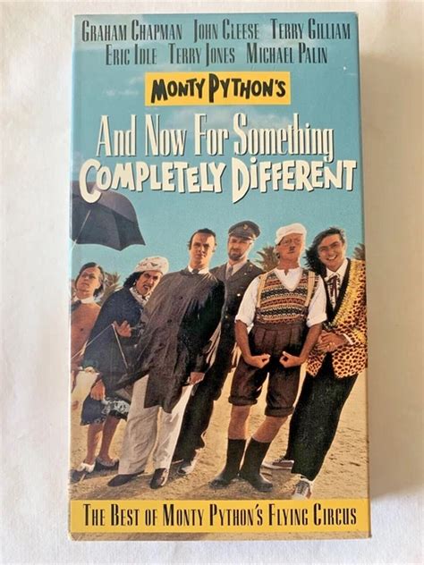 Monty Pythons And Now For Something Completely Different Vhs Comedy