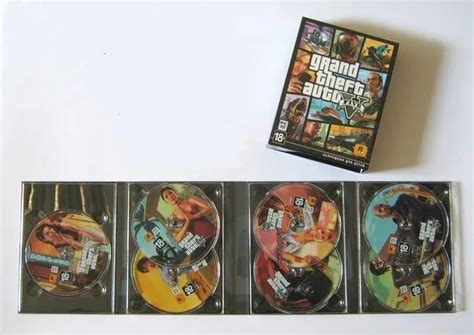 Gta V Grand Theft Auto 5 Pc Dvd Rom 7 Disques Jeux Rockstar Eur 2599