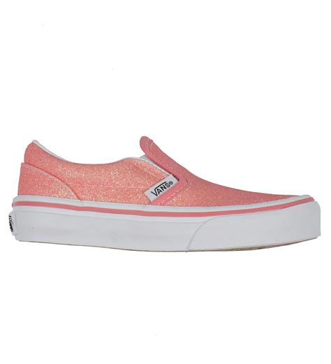 Vans Shoe Classic Slip On Glitter Pink Kw Us