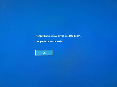 The User Profile Service Service Failed The Sign In Windows 10 Forums