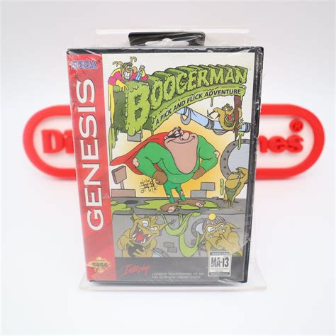 Boogerman A Pick And Flick Adventure New And Factory Sealed With Aut