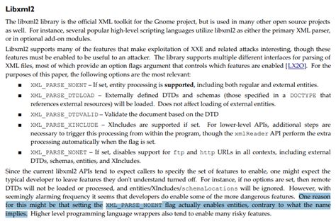 libxml 2 9 {4 5 } is vulnerable to cve 2016 9318 · issue 1582