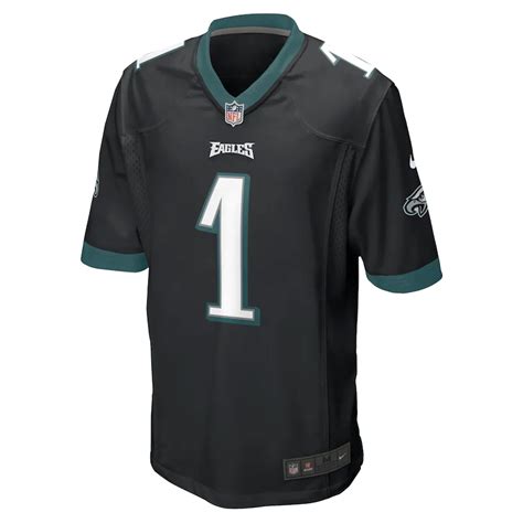 Mens Philadelphia Eagles Jalen Hurts Nike Black Alternate Game Jersey