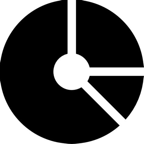 Pie Graph Basic Rounded Filled Icon