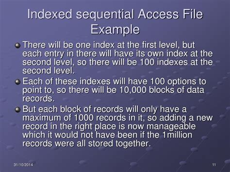 Ppt Understanding Indexed Sequential Access Files Powerpoint Presentation Id 6015358