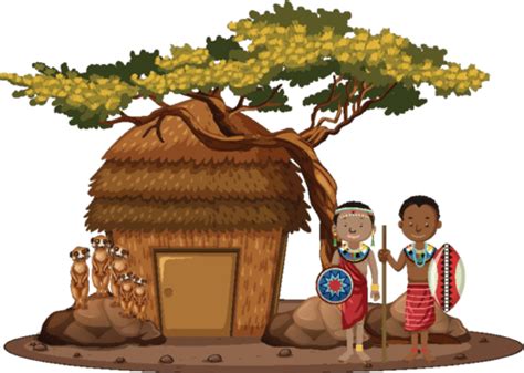 Traditional Attire Of African Tribal Ethnicities Tribes Village Art