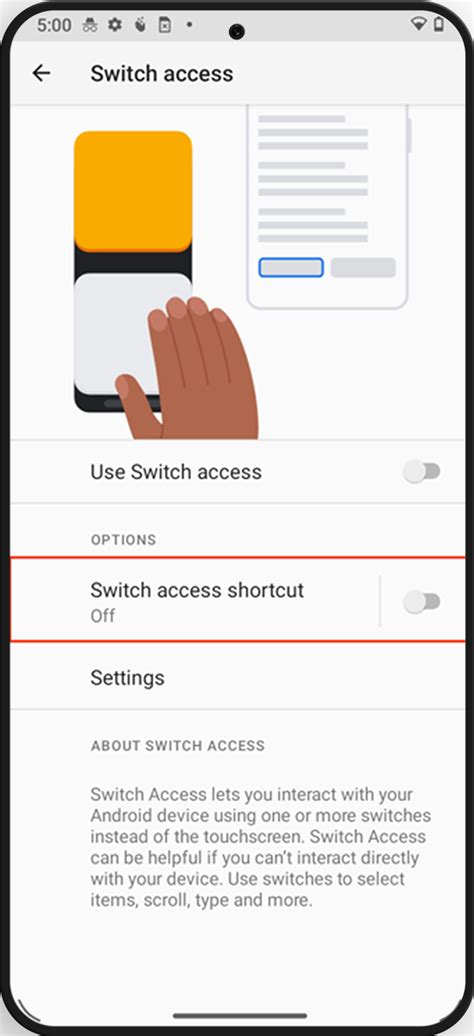 Stock Android Smartphone Centre For Accessibility Australia