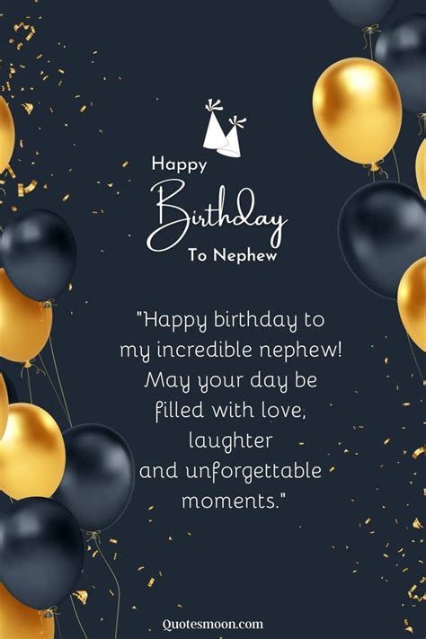 Happy Birthday Wishes To Nephew Quotes