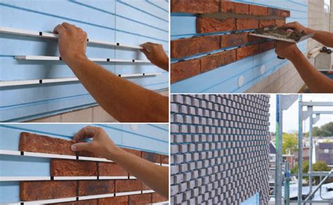 Insulated Brick Cladding System