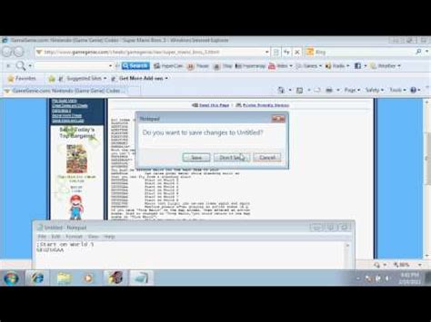 Super Mario Bros 3 Cheat Codes YouTube