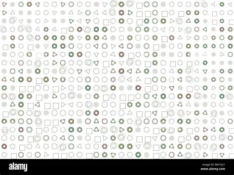 Modern Geometrical Mixed Background Pattern Abstract Style Of Mosaic Or Tile Vector