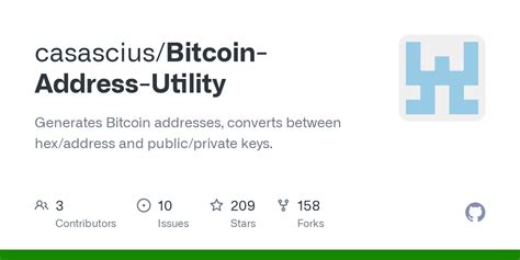 GitHub Casascius Bitcoin Address Utility Generates Bitcoin Addresses Converts Between Hex