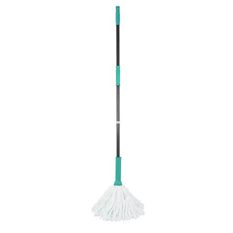 Jvl Super Absorbent Easy Twist Microfibre Floor Mop Turquoisegrey