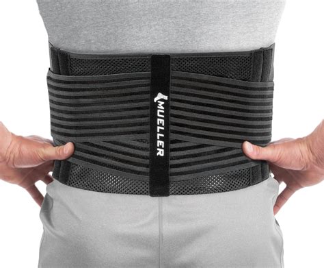 Mueller Sports Medicine 4 In 1 Lumbar Back Brace With Hotcold Pack