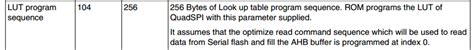 How To Write A Lut Program Sequence For A New Qspi Nor Flash？ Nxp