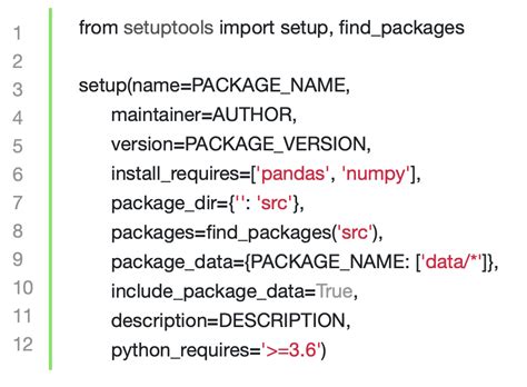curiosity notes how to write the setup py file for python packages
