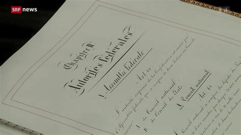 Bundesversammlung Feiert 175 Jährige Verfassung 10 Vor 10 Play Srf
