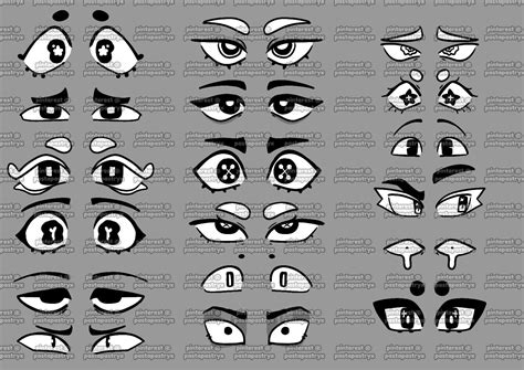 Eyes Reference 3 Pastryx Cartoon Eyes Drawing Drawing Face