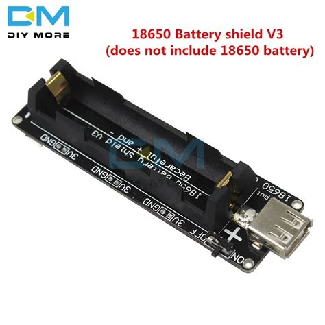 18650 Battery Shield V8 Mobile Power Bank 3v5v For Arduino Esp32 Esp8
