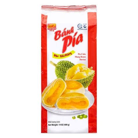 Jual Banh Pia Chay Pia Durian Vietnam 400g Bakpia Durian Tan Hue Vien
