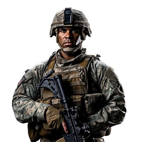 Premium Photo A Soldier With The Word Army On The Front