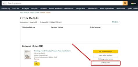 How To Hide Amazon Orders