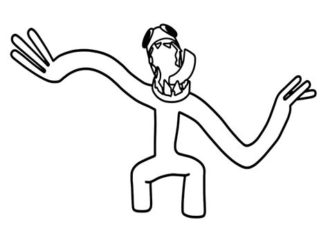 Omalovánka Zdarma Rainbow Friends K Vytisknutí Zdarma