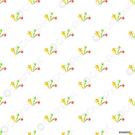 Fireworks Pattern Cartoon Style Stock Vector 3468937 Crushpixel