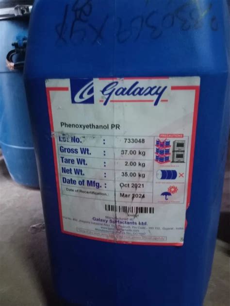 Industrial Grade Liquid Phenoxyethanol 50 Litres Drum At Rs 230kg