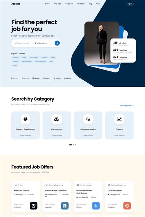 Jobster Smart Job Board Wordpress Theme In 2024 Web Design Jobs