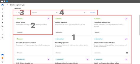 Segment Template Listing Help Center