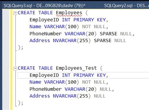 Reduce Null Storage In Sql Server With Sparse Columns
