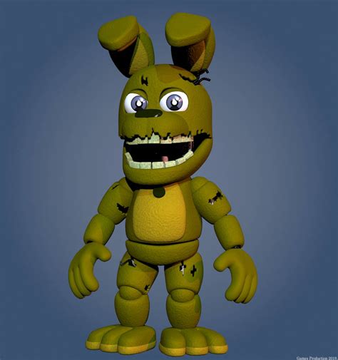 Adventure Springtrap By Gamesproduction On Deviantart