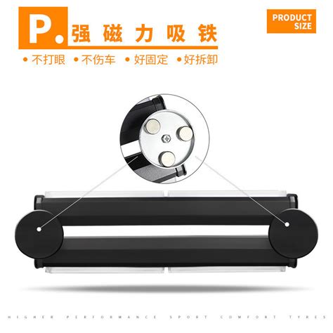 Double Row Cob Ceiling Light Car Ceiling Strobe Light Led Red Blue Open Road Warning Light 12